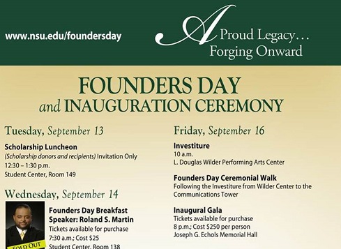 Founders Day events start Sept. 13 and last through Sept. 18 – Spartan Echo