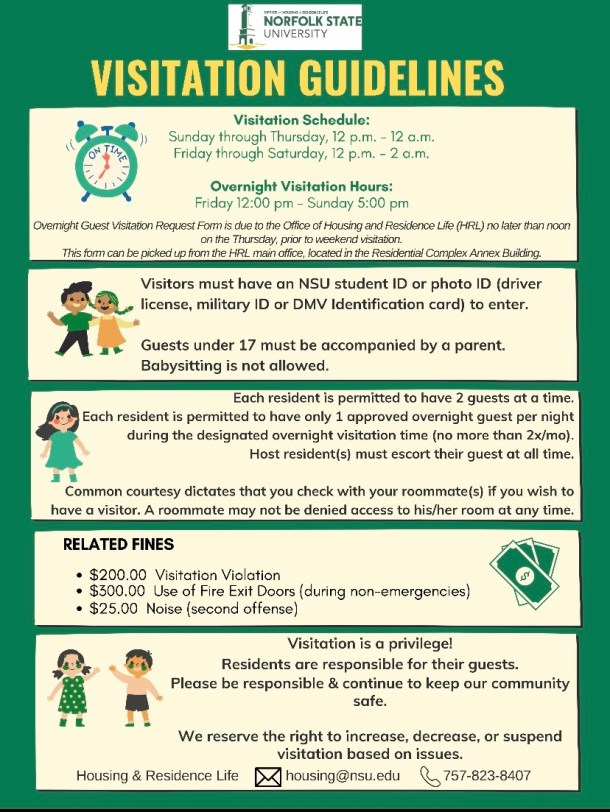 NSU MAKES A CHANGE: New Visitation Guidelines | Spartan Echo